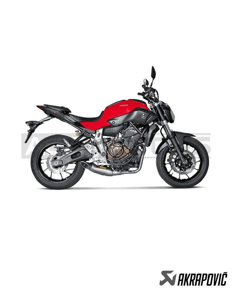 Yamaha MT-07 (2014-2016) komplett kipufogó rendszer - Akrapovic
